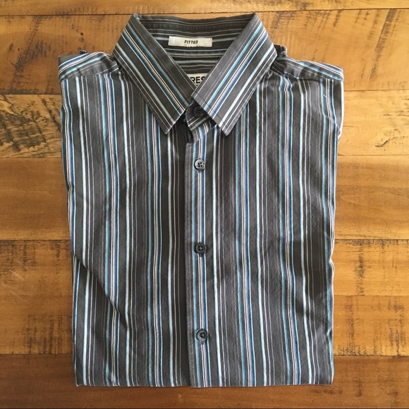 Express | Shirts | Mens Fitted Stretch Cotton Express Dress Shirt ...